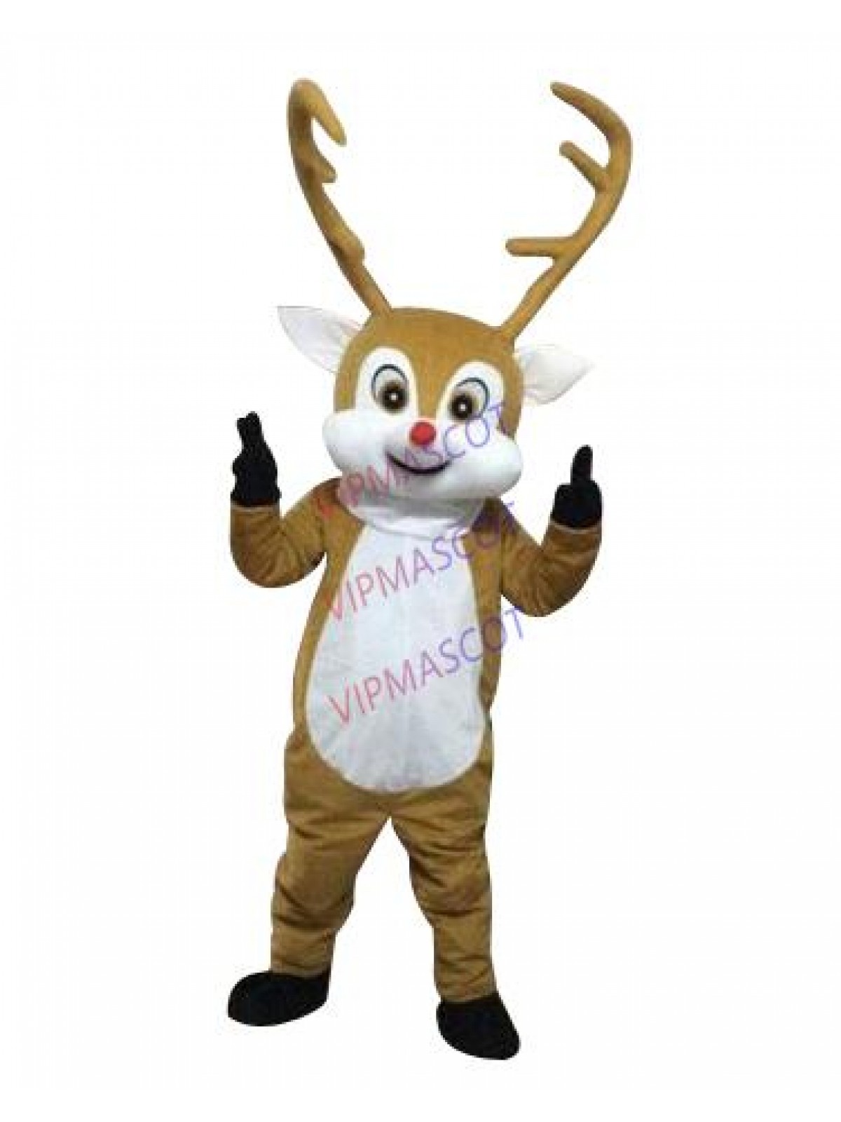 New design Deer Mascot Costume Brown Deer performing Clothing Cartoon ...
